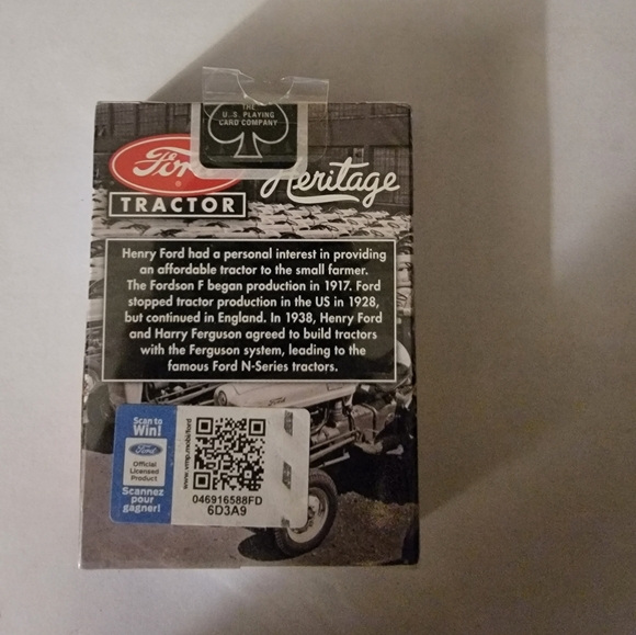 Games | Rare Ford Tractors Heartage Playing Cards | Poshmark